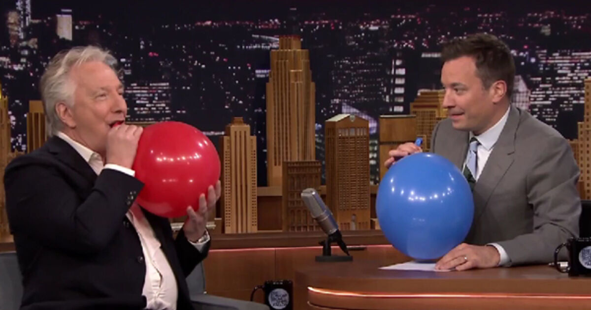 This is what Alan Rickman's famous voice sounds like on helium