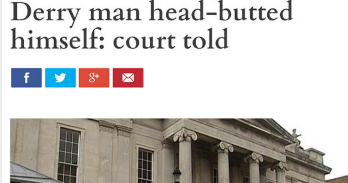 This Derry newspaper headline really captured the essence of the story