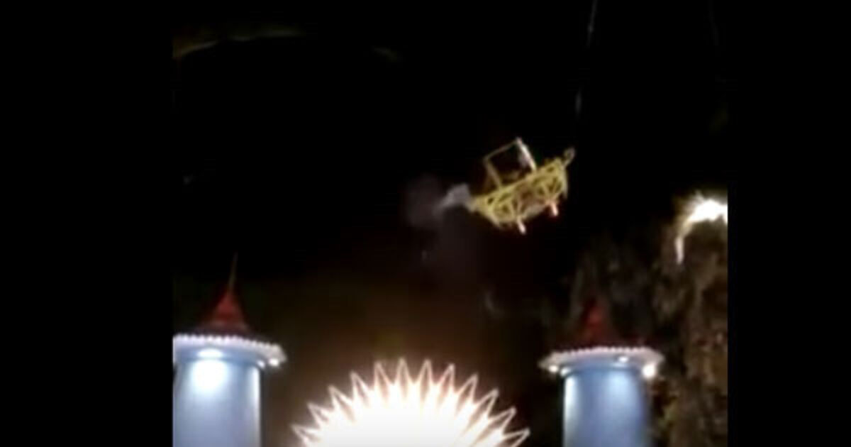 This video of a slingshot ride snapping midair will put you off them ...