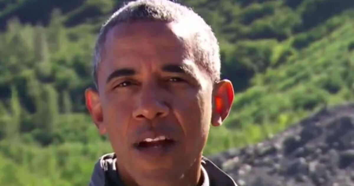Barack Obama gets a taste of the wild life with Bear Grylls