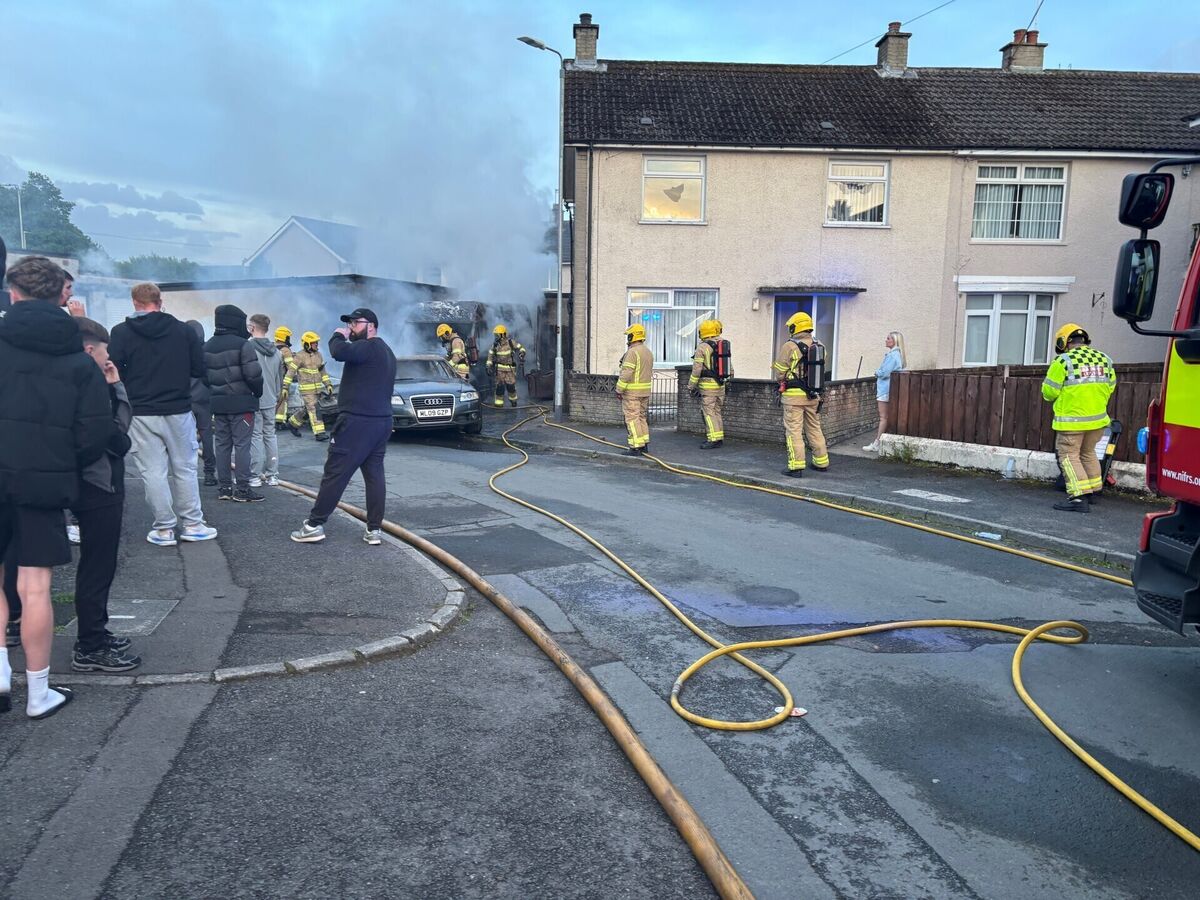 ‘There’s wee girls inside’: Panic as masked men storm house in Belfast