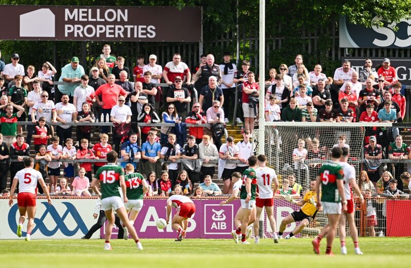 Tyrone pip Mayo in thriller after Niall Morgan lands dramatic winner