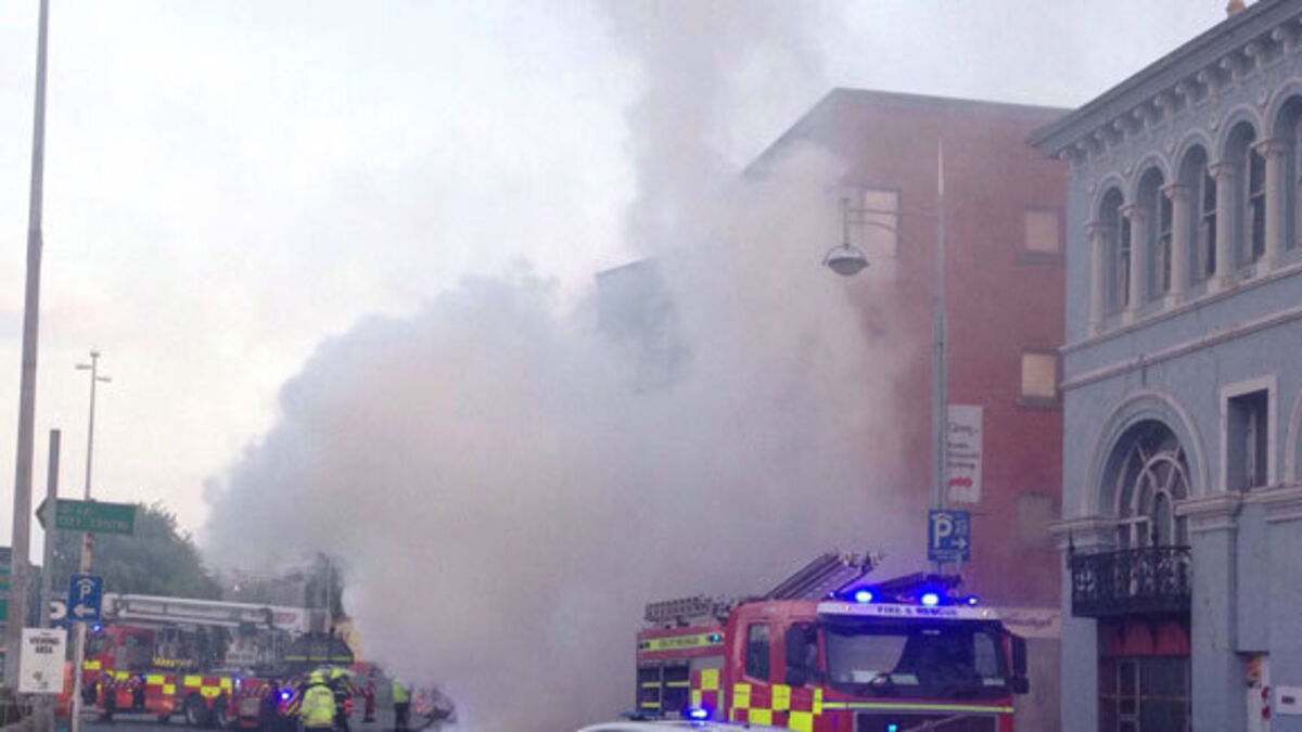 Hundreds evacuated as restaurant is gutted by fire in Cork city