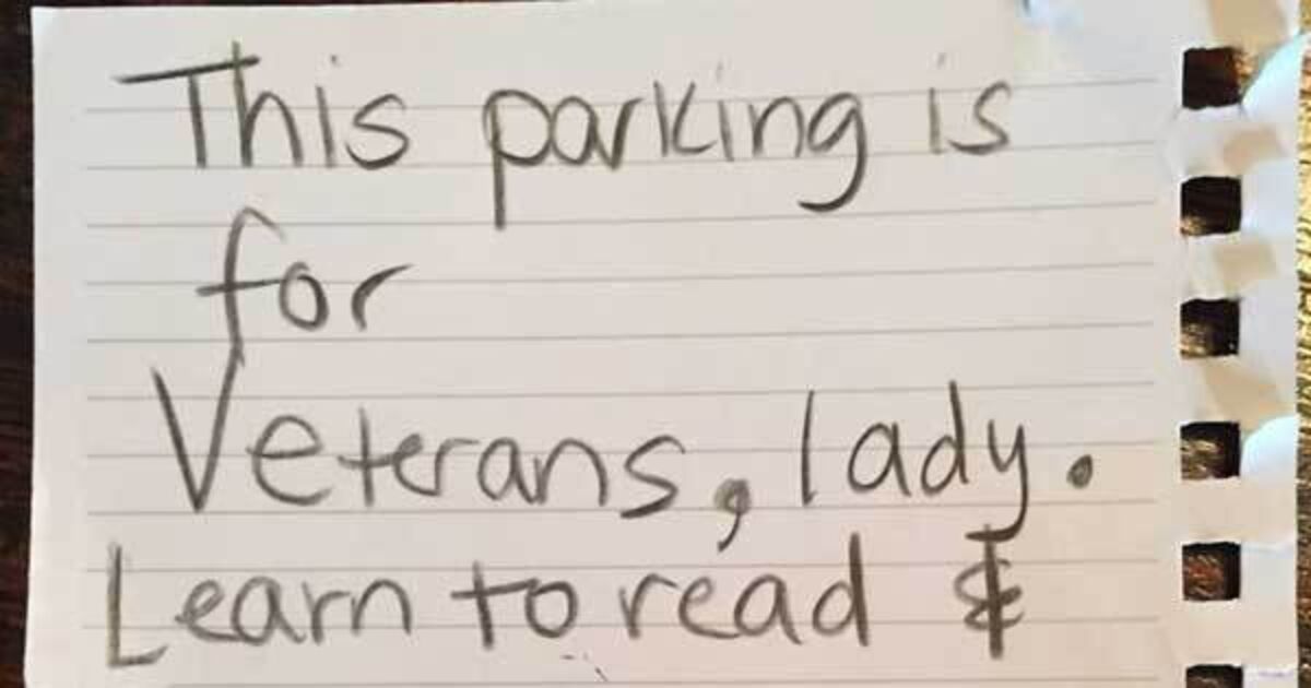 This woman had the best response to a rude note left on her car in ...