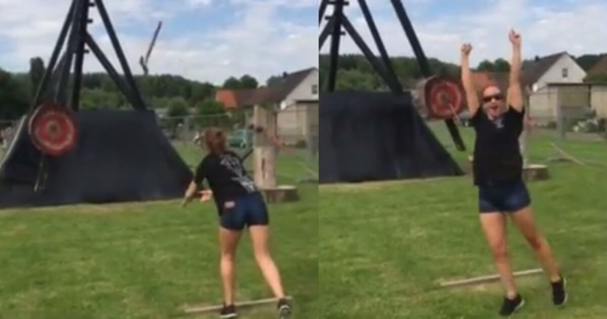 WATCH: Ireland competes in the World Axe Throwing Championship for the ...