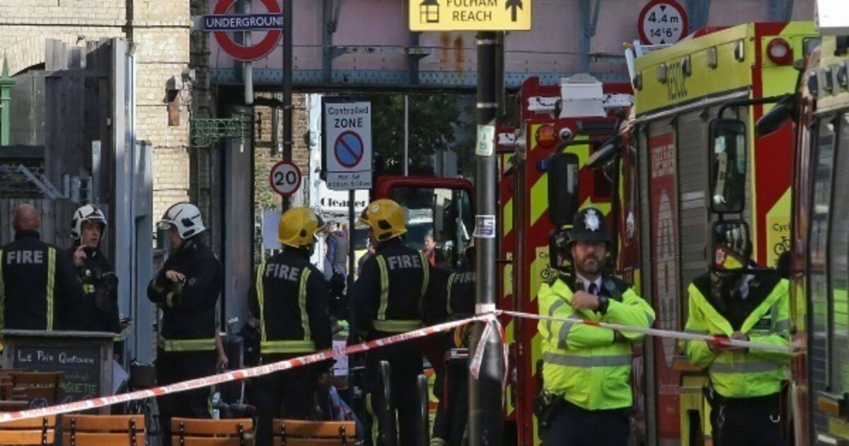 Latest: Police review CCTV footage in hunt for London train terror ...