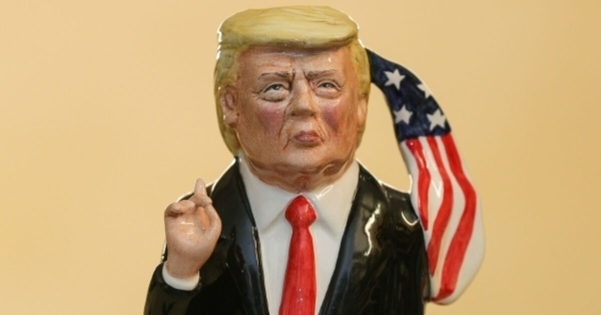 This UK pottery is making ’flamboyant’ Donald Trump Toby jugs
