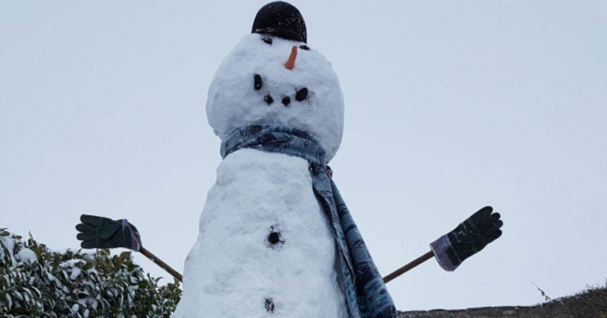 Update on Ireland's tallest snowman
