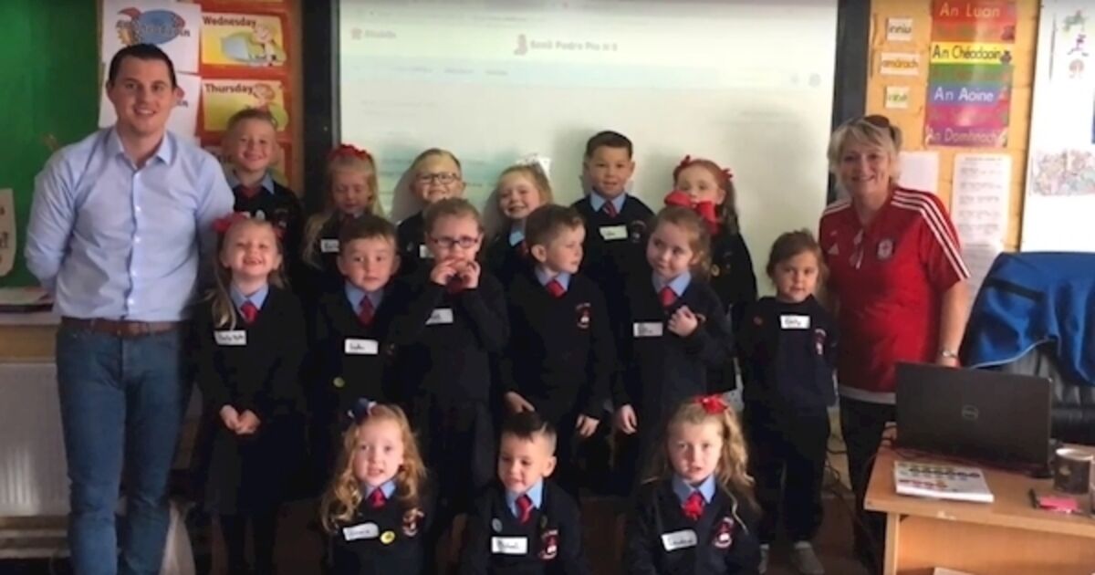 Baby Shark boi - Cork Junior Infants class take on the viral challenge