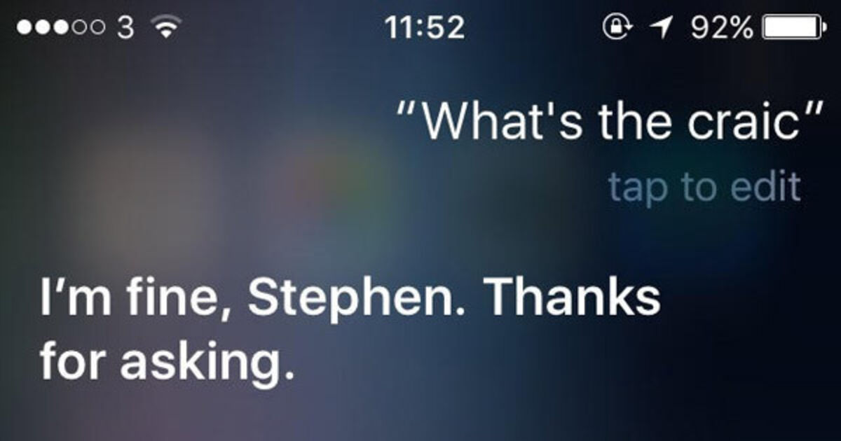 Irish accents confuse Siri and Amazon Echo