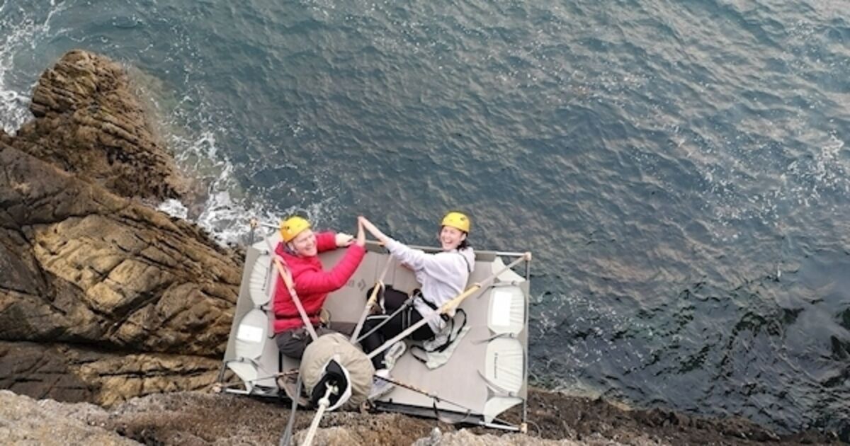 Fancy a holiday sleeping on the edge of a cliff?