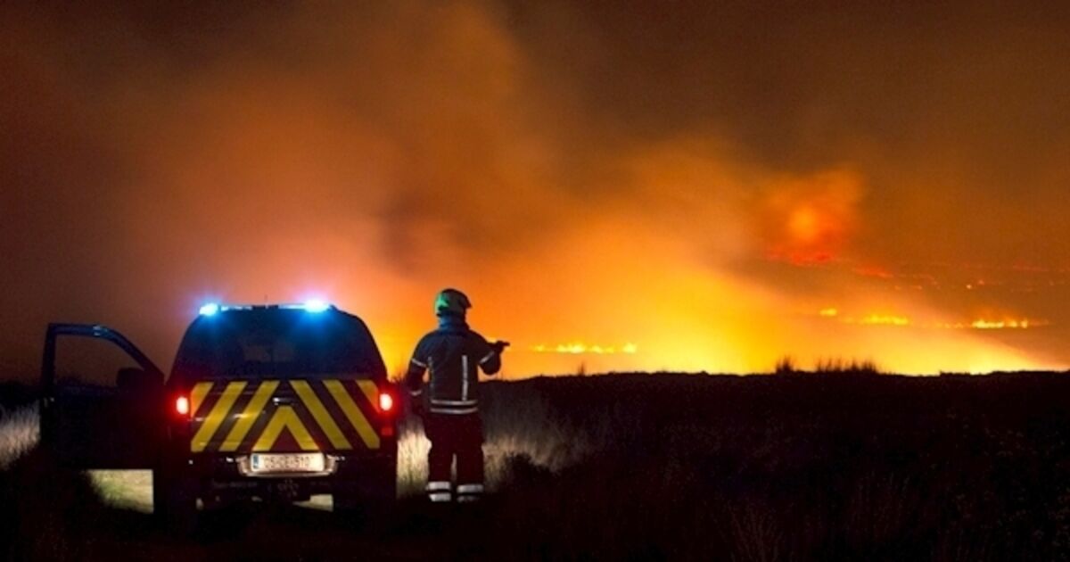 Fire crews called to mountain fire after battling bog fires for two days