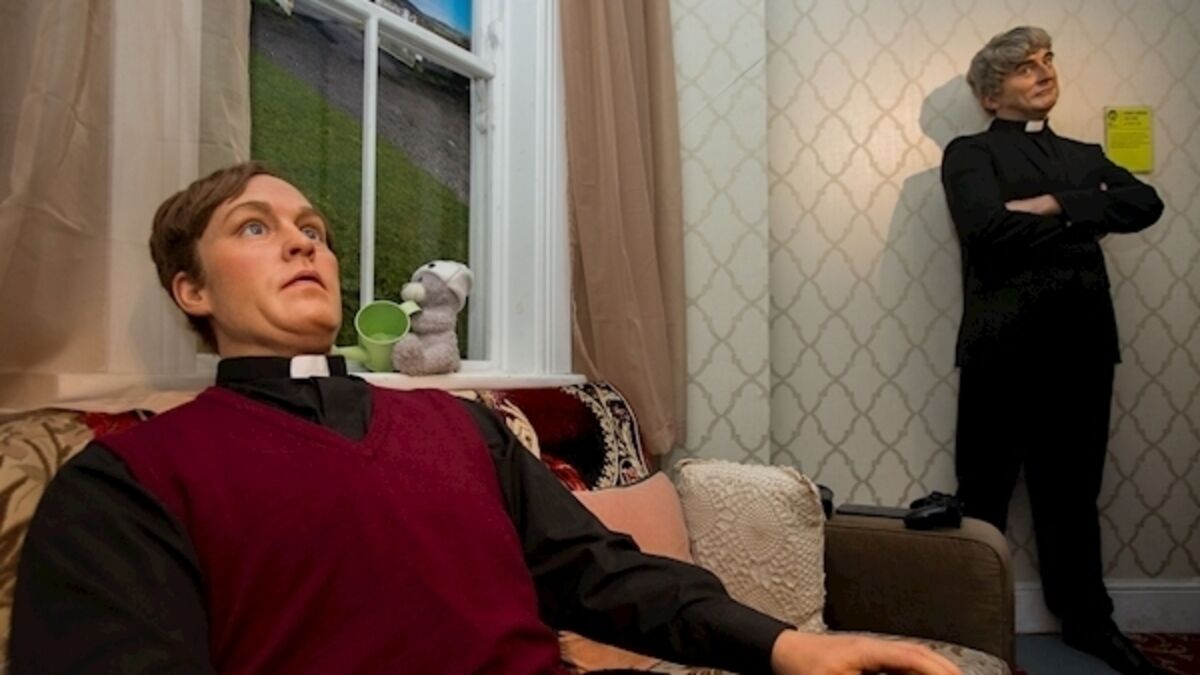 Dougal added to the Fr Ted exhibit at the Dublin wax museum