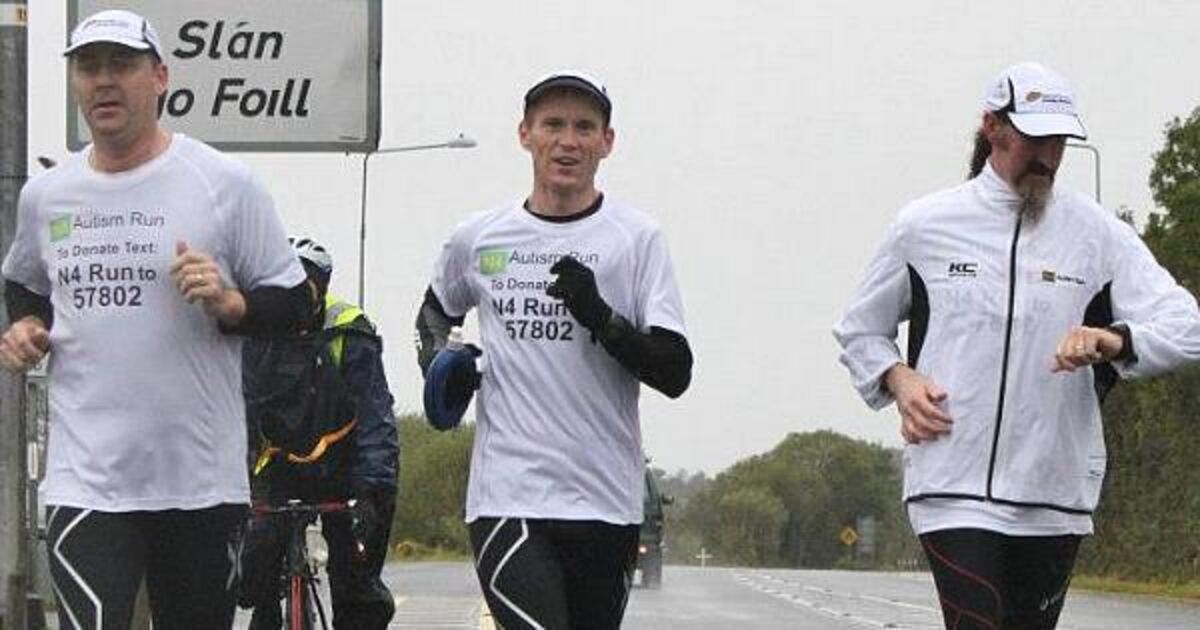 Trio complete gruelling run for autism charity