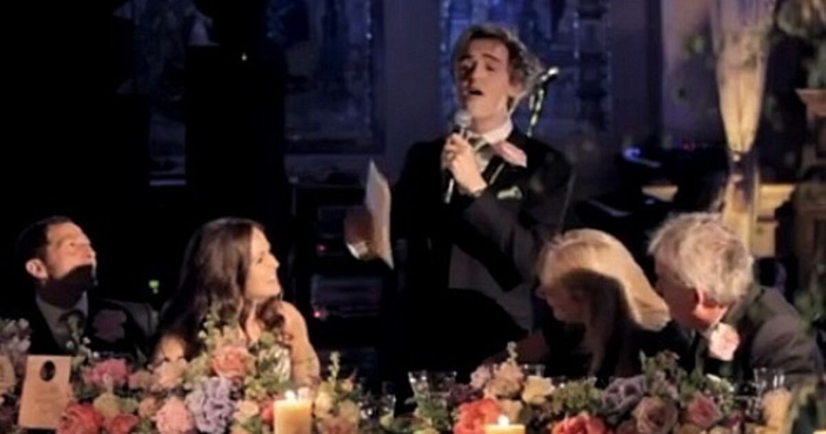 McFly guy wins wedding speeches