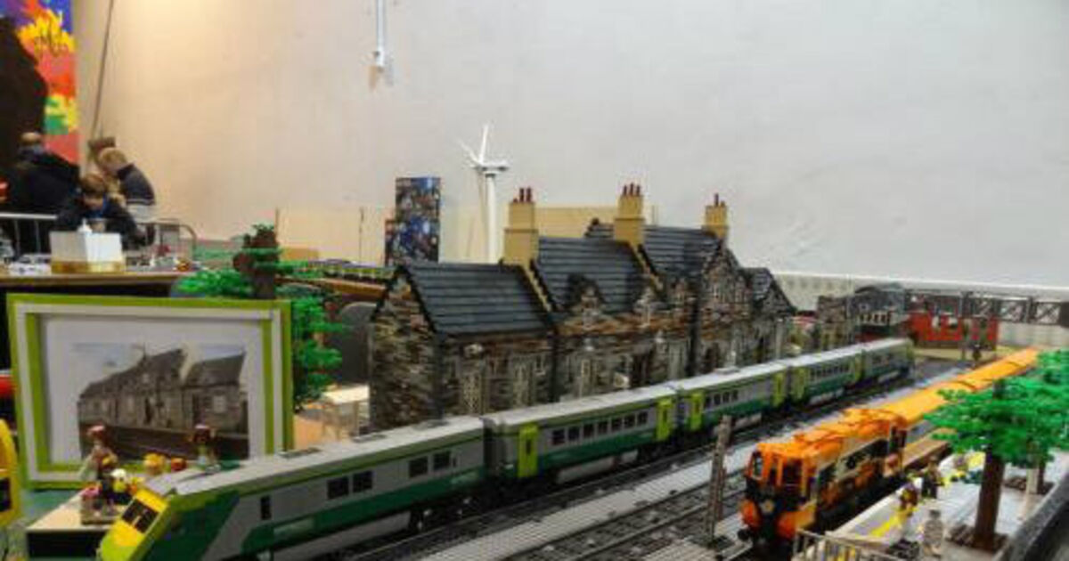 Whoah - check out these LEGO models of Irish train stations