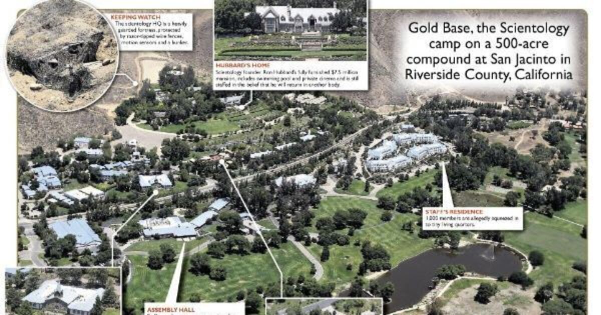 Behind the guarded gates of Scientology’s base