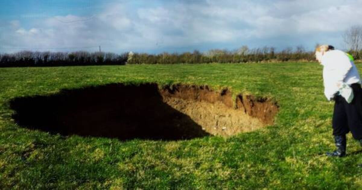 No danger despite massive sinkhole near Galmoy Mines