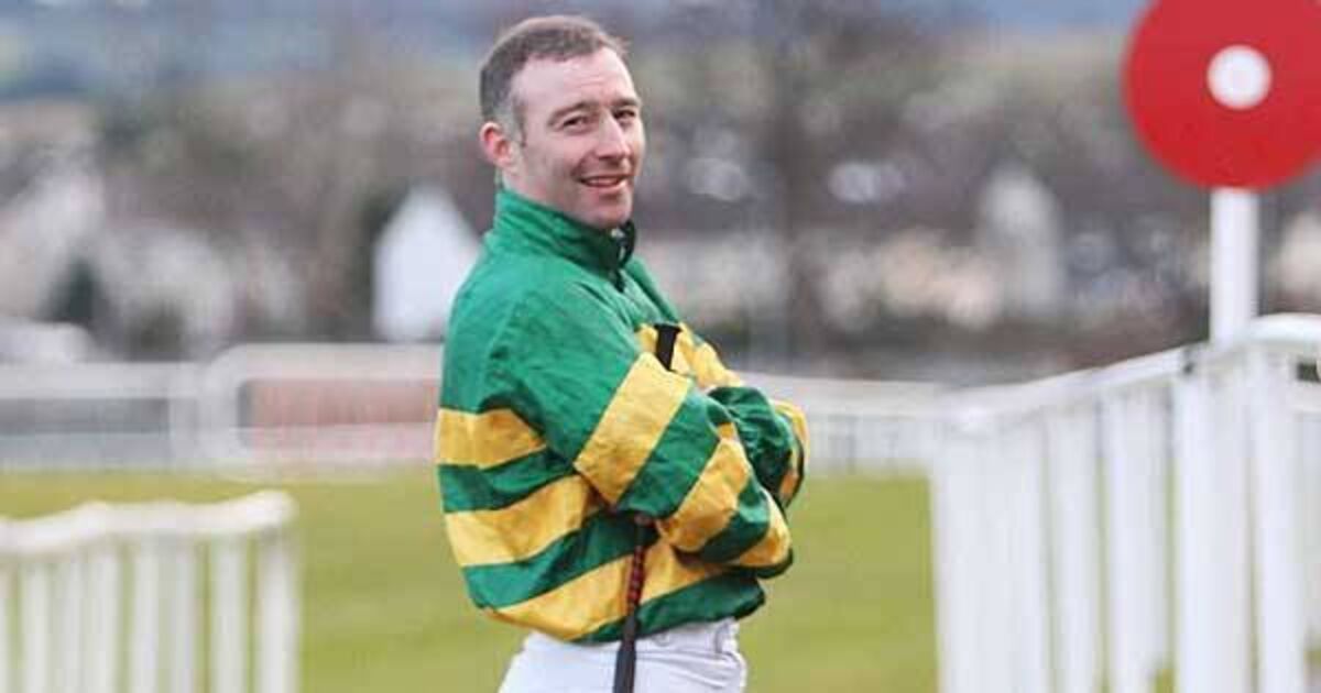Riding high with jockey David Casey