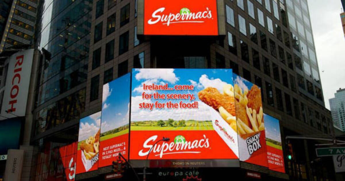 New York gets a taste of Supermac’s after giant snack box takeover