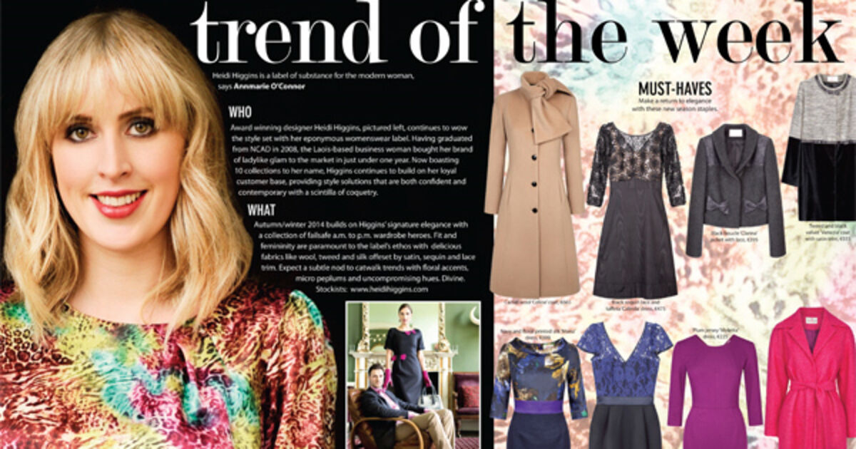 Trend of the week: Heidi Higgins