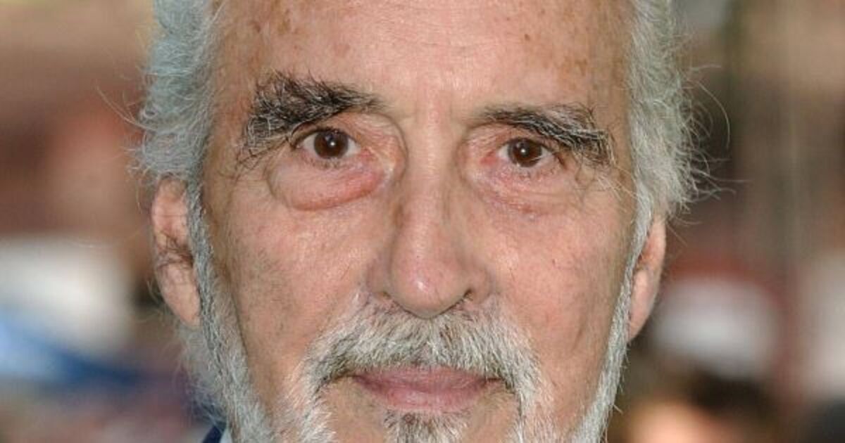 Christopher Lee, 93, dies after half a century as the face of evil