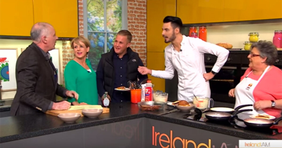 VIDEO: TV3 host awkwardly mistakes celebrity’s tour manager for his partner