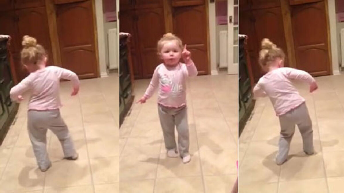 This little girl dancing to ’Uptown Funk’ will be all of us this weekend