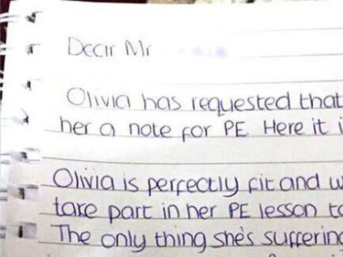 Out Sick Note