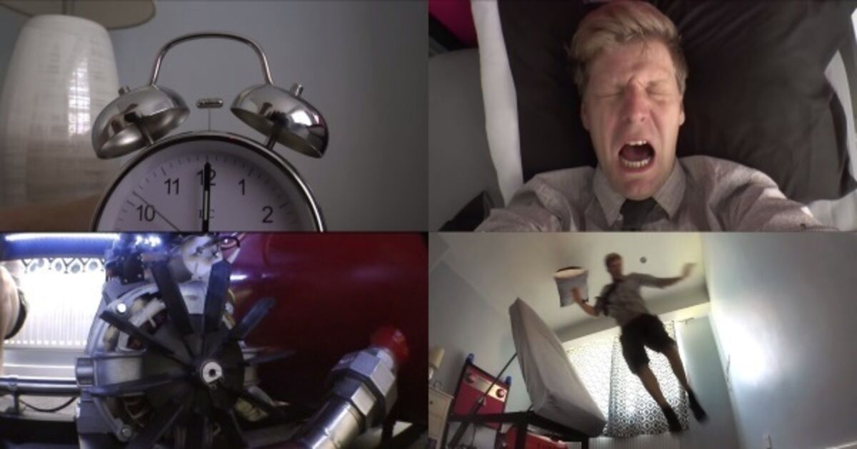 VIDEO: If you have trouble waking up the ’ejector bed’ might be for you