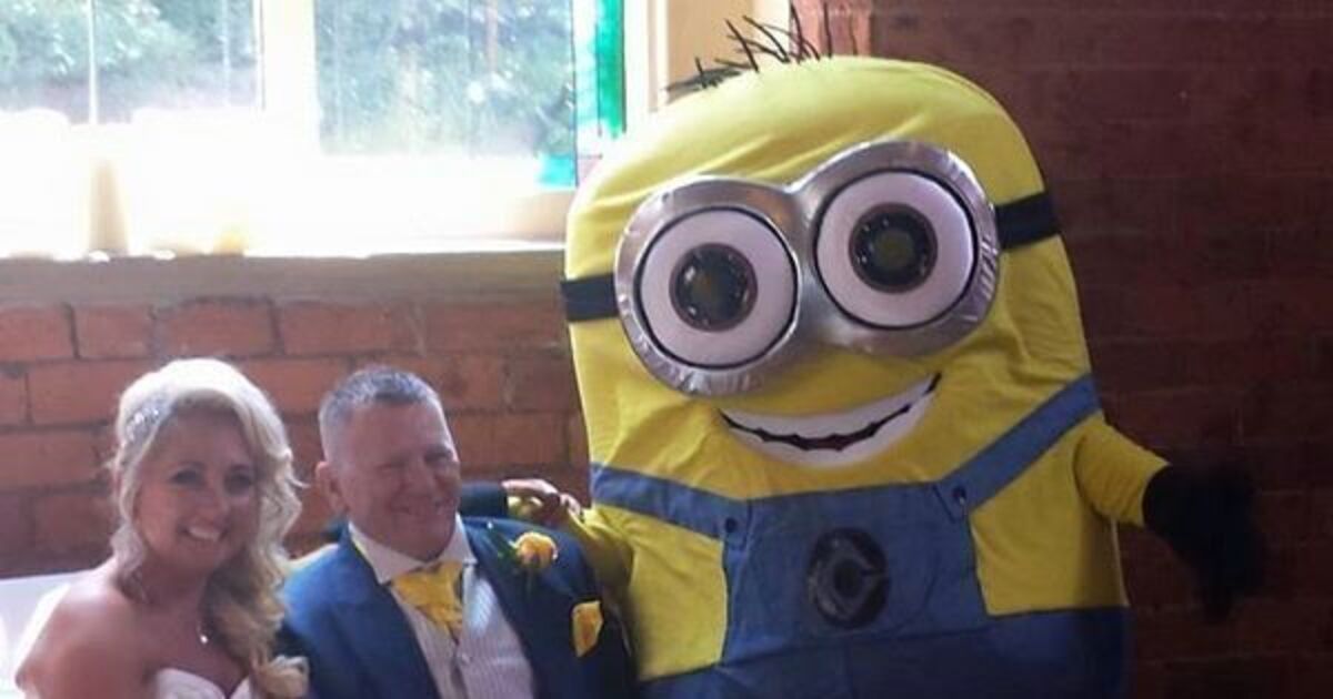 Couple get married in Minion-style wedding