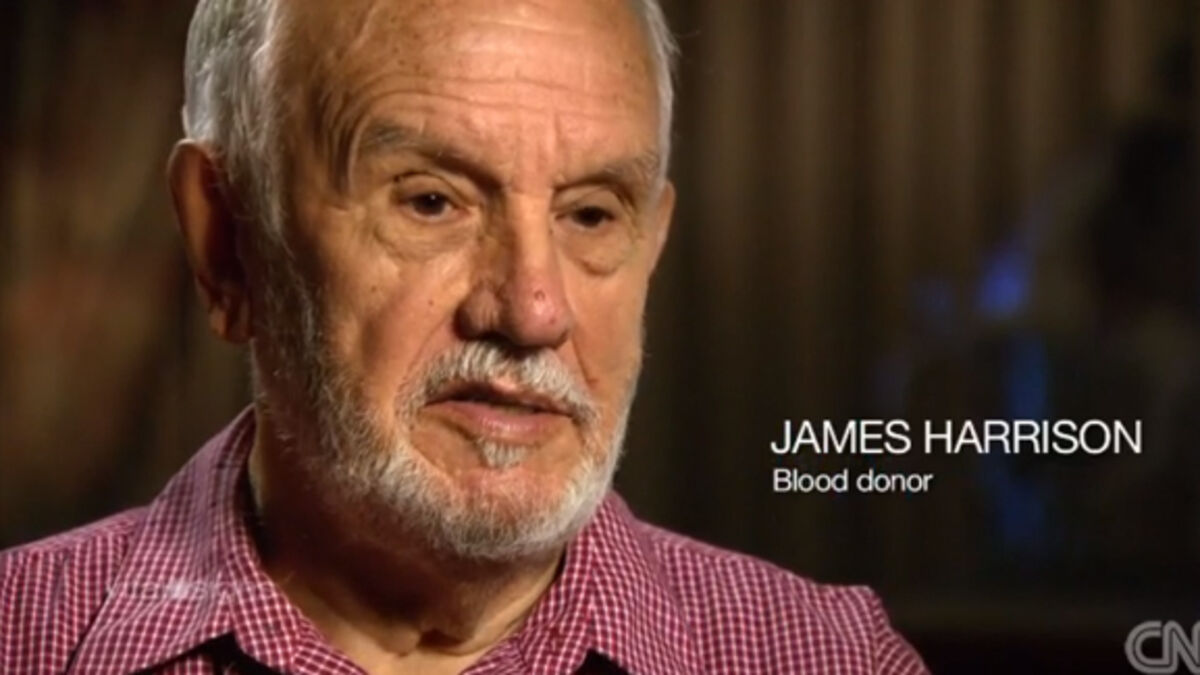 This man’s blood has saved the lives of two million babies
