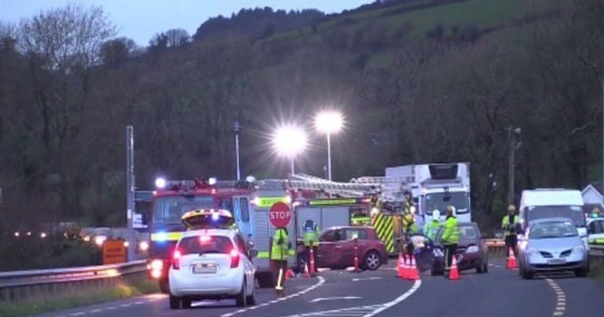 VIDEO: Minor injuries after traffic accident on N25