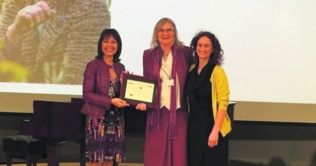 Transgender pioneer Dr Lydia Foy wins prize in Brussels