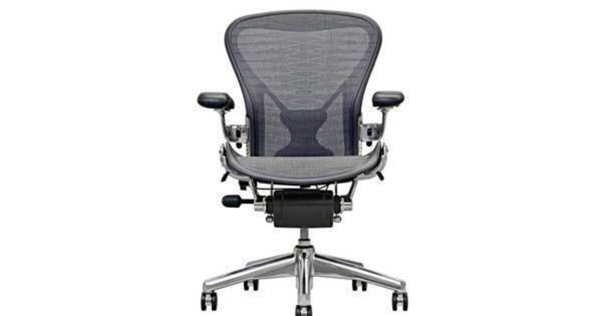 Vintage view: Designer Bill Stumpf's office chair