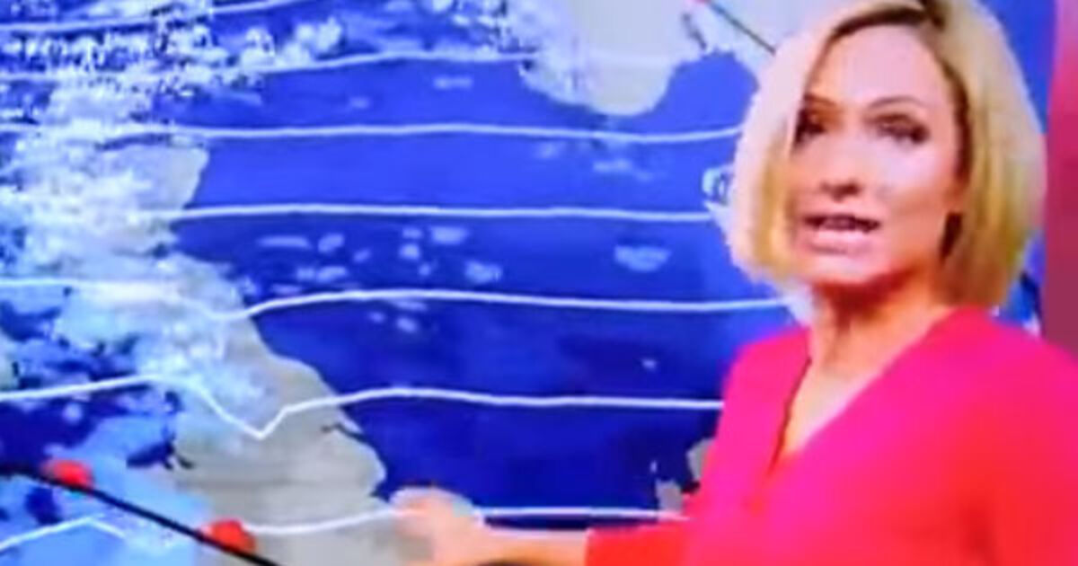 WATCH: BBC weather woman apologises before fainting during report