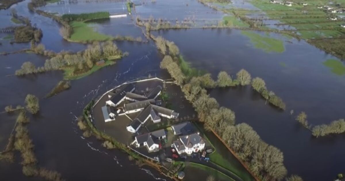 WATCH: Drone footage from Mayo shows more flooding damage