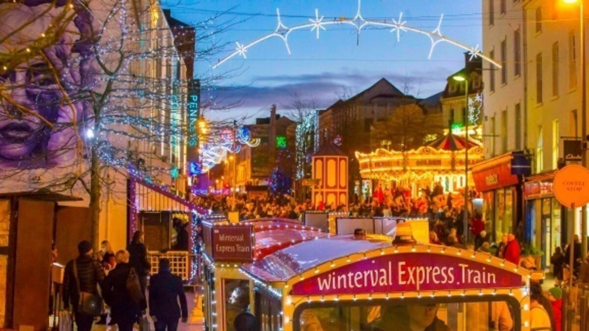 Walking in a winter wonderland at Winterval in Waterford