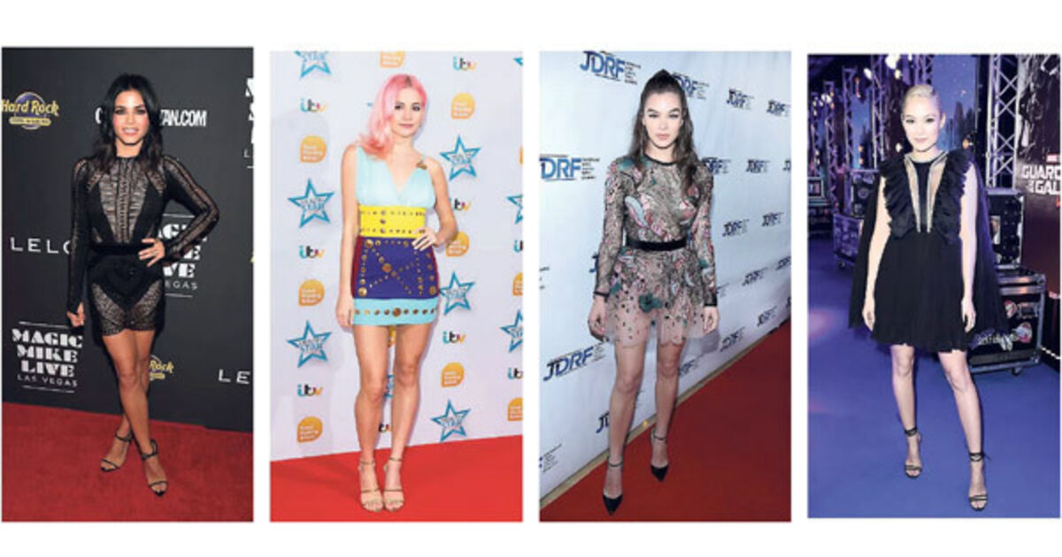 On the red carpet: Jenna Dewan-Tatum, Pixie Lott, Hailee Steinfeld, Pom ...