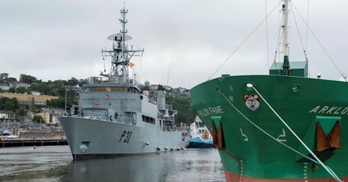 Navy flagship LÉ Eithne departs Cork after Covid-19 deployment