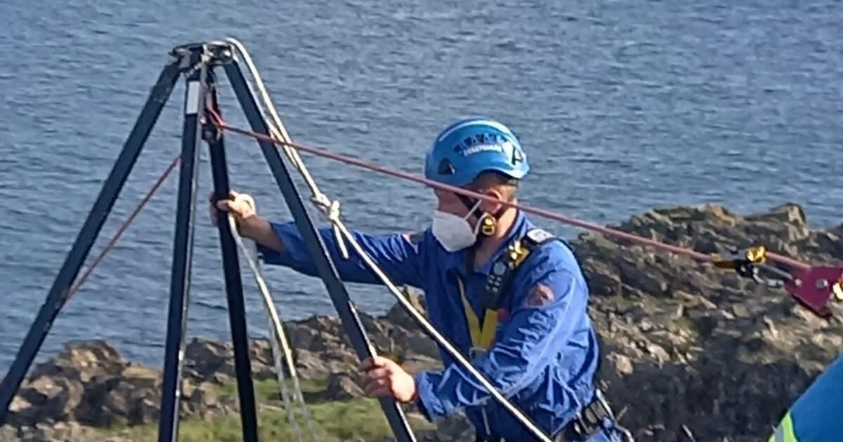 Girl, 11, rescued from cliff ledge after dramatic fall in Co Down