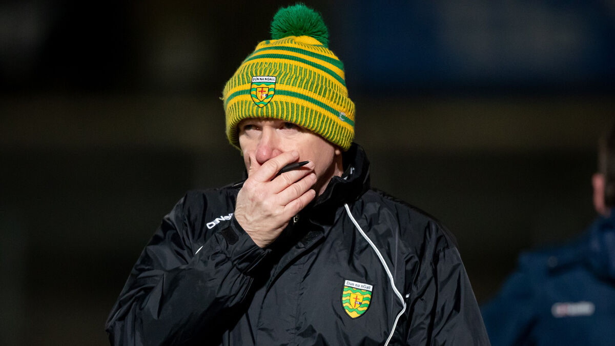 Declan Bonner: 'That’s the poorest performance I’ve had in three years'