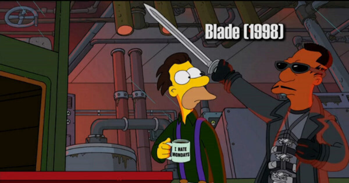 Every film reference in Guillermo del Toro's Simpsons opening