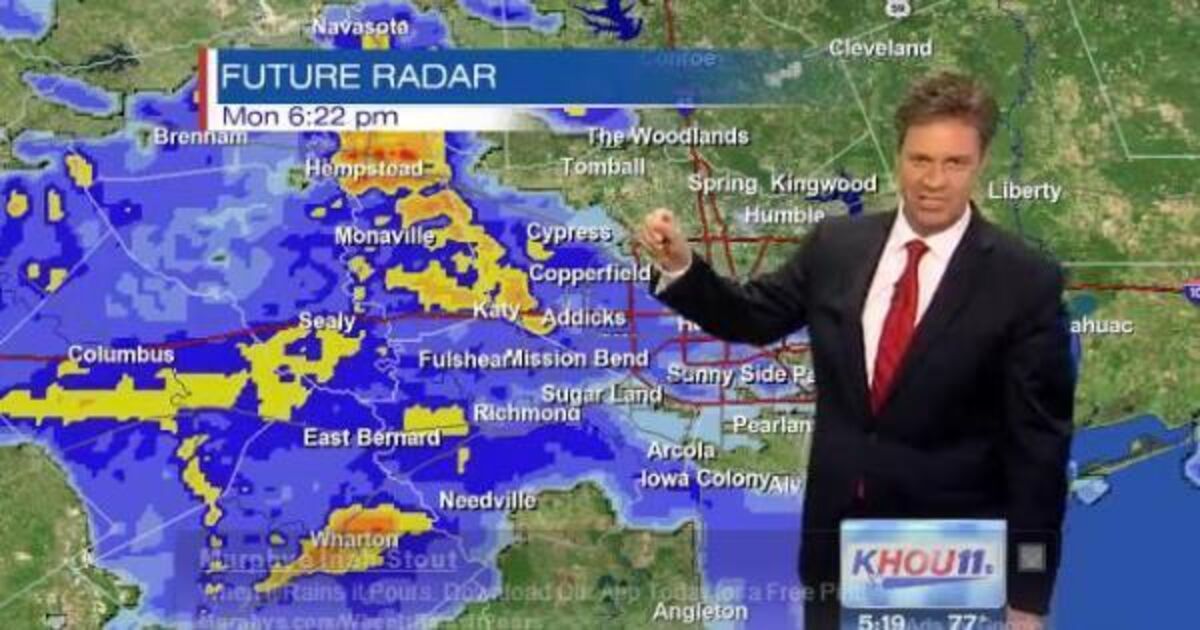 Texas weatherman gets fit of the hiccups