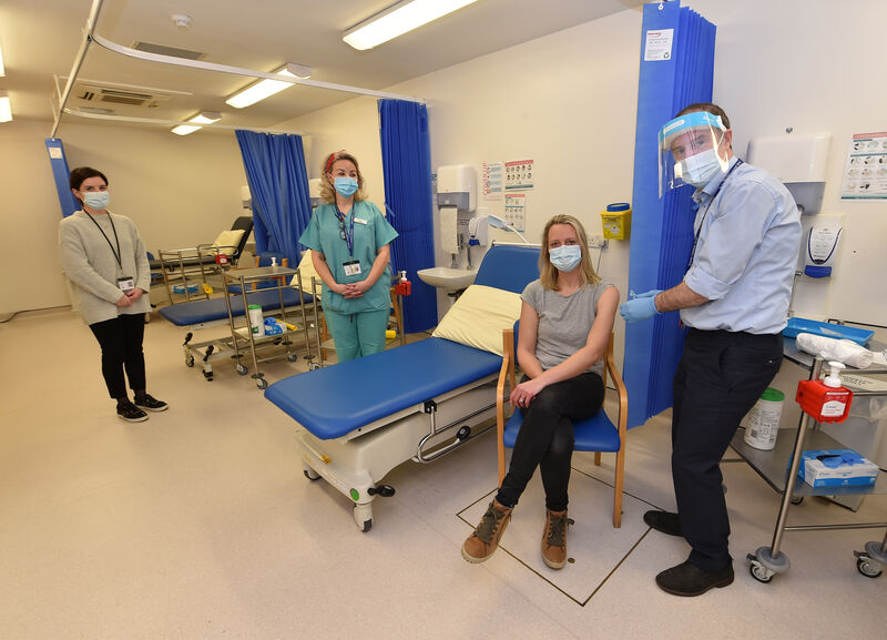 Covid-19: Mass vaccination clinic opens in Cork city for healthcare workers