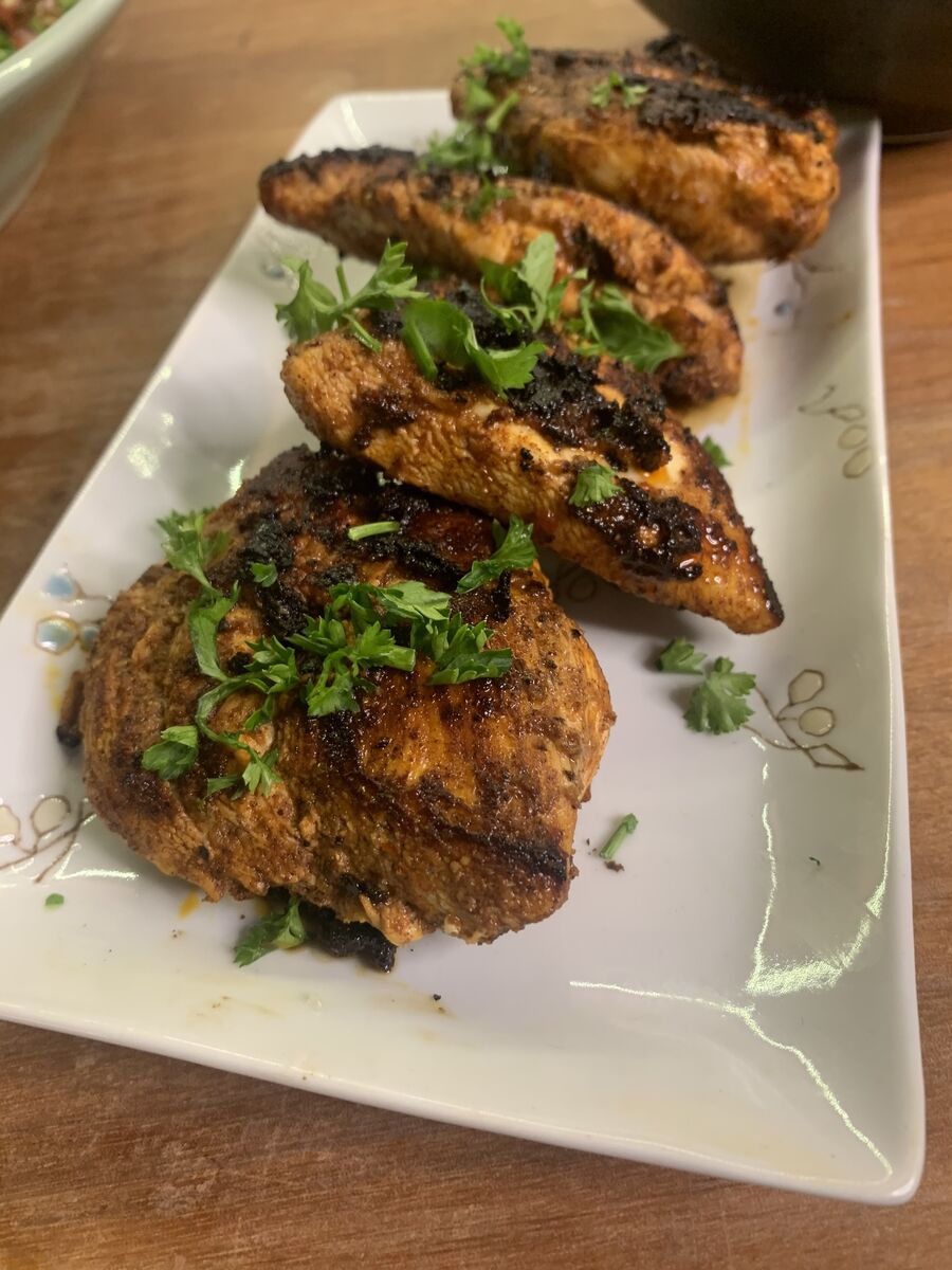 Cooking with Colm O'Gorman: Mujadara with harissa chicken