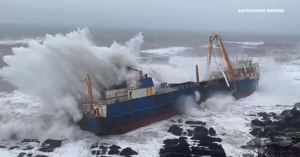 'Ghost ship' drifted for 43 days in Irish waters before hitting Cork shore