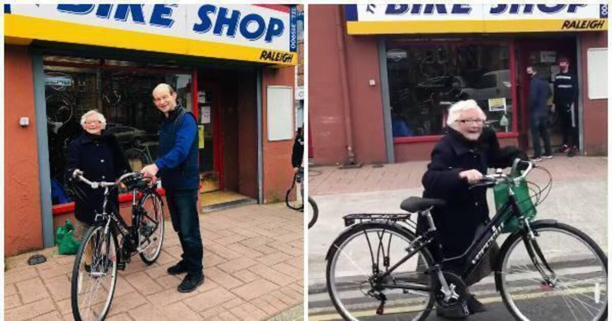 WATCH: 84-year-old Angela beams as Limerick bike shop gifts her a new ...