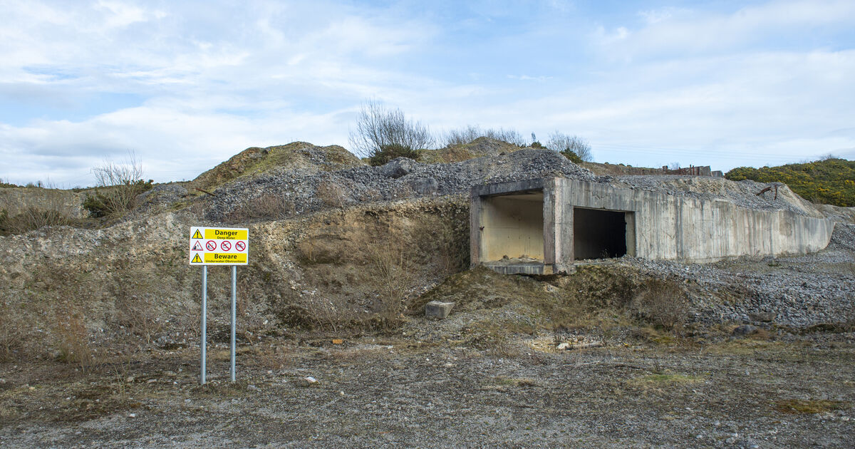 Investigating the abandoned quarry that, officially, is not abandoned