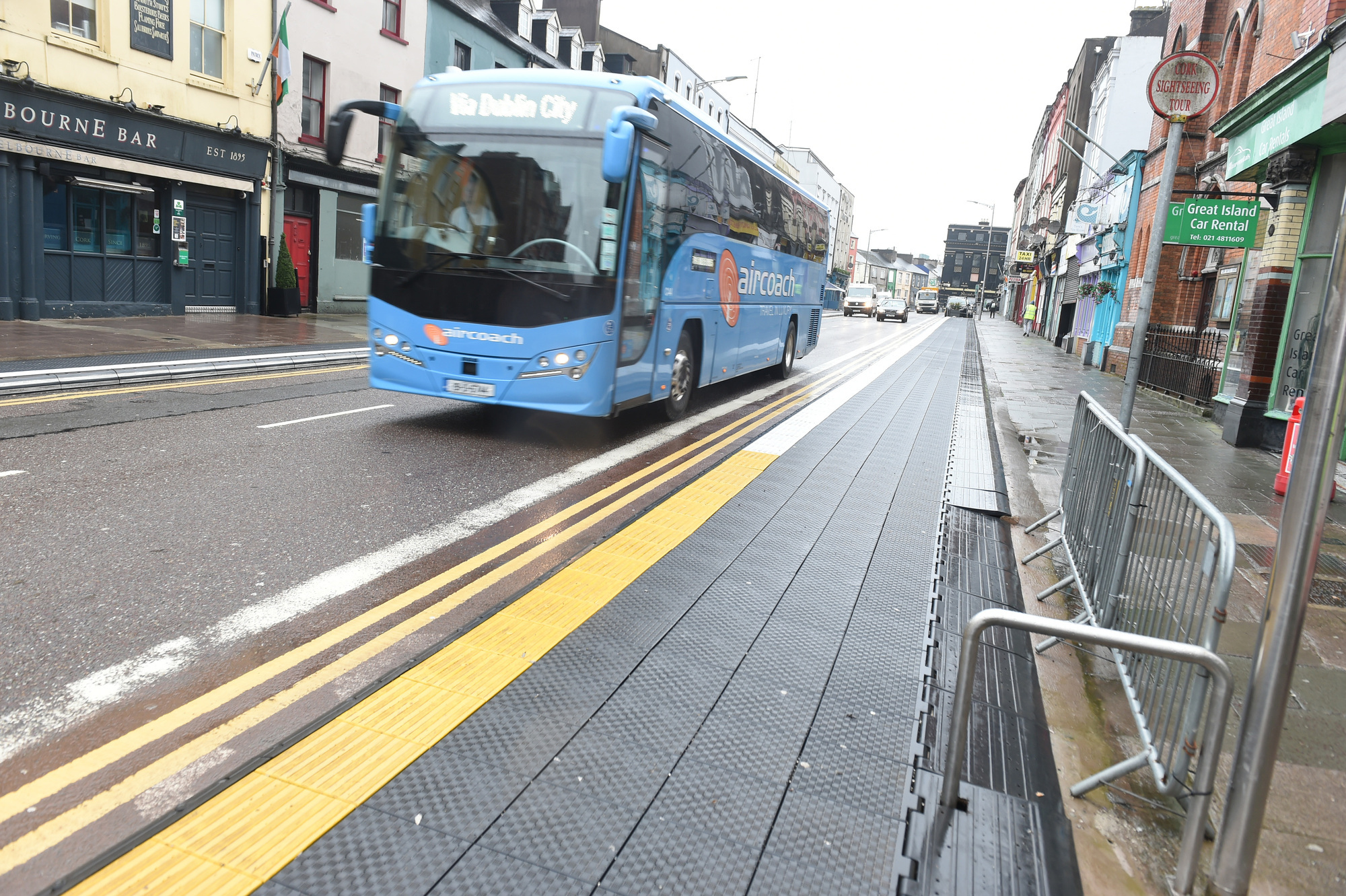Calls for Cork's 'lego-style' footpath extension to be disability proofed